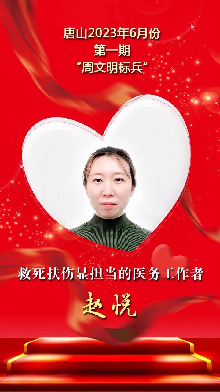 唐山2023年6月份第一期“周文明标兵”名单发布